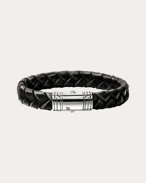 John Hardy Braided Leather Bracelet