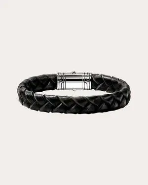 John Hardy Braided Leather Bracelet