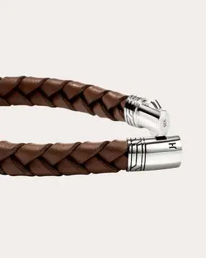 John Hardy Braided Leather Bracelet