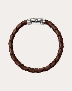 John Hardy Braided Leather Bracelet