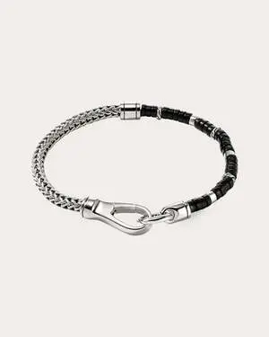 John Hardy Onyx Heishi Chain Bracelet - Black