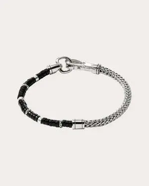 John Hardy Onyx Heishi Chain Bracelet
