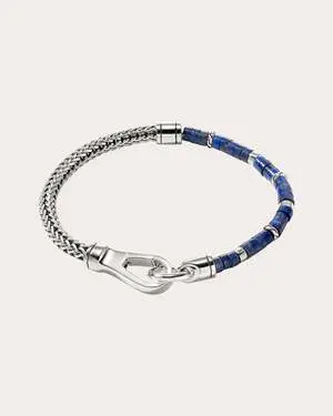 John Hardy Lapis Lazuli Heishi Chain Bracelet - Blue