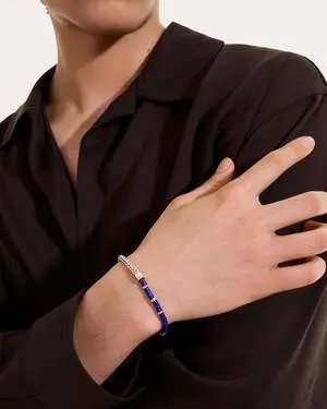 John Hardy Lapis Lazuli Heishi Chain Bracelet