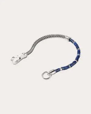 John Hardy Lapis Lazuli Heishi Chain Bracelet