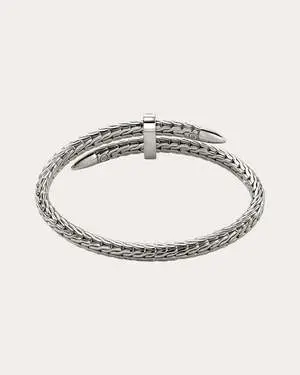John Hardy Diamond Spear Pavé Flex Cuff
