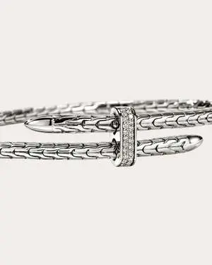John Hardy Diamond Spear Flex Cuff