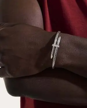 John Hardy Diamond Spear Flex Cuff