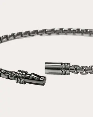 John Hardy 3.7mm Blackened Box Chain Bracelet