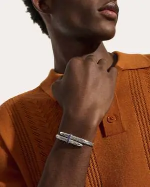 John Hardy Sapphire Spear Flex Cuff