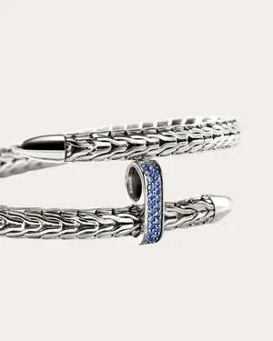 John Hardy Sapphire Spear Flex Cuff
