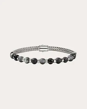 John Hardy Onyx & Hematite Beaded Bracelet - Black