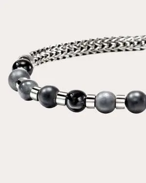 John Hardy Onyx & Hematite Beaded Bracelet
