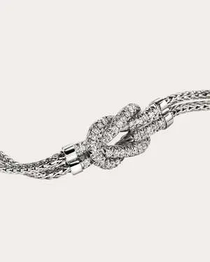 John Hardy Diamond Love Knot Bracelet