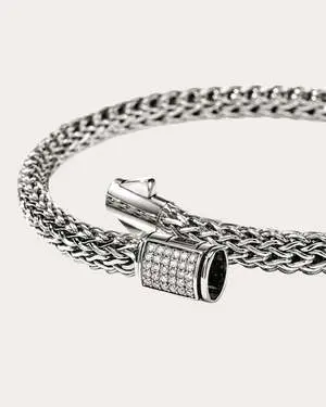 John Hardy Diamond 5mm Icon Chain Bracelet