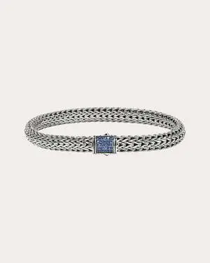 John Hardy Sterling Sapphire Icon Chain Bracelet - Silver