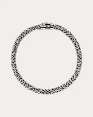 John Hardy Diamond 7.5mm Icon Chain Bracelet