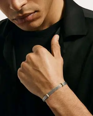 John Hardy Two-tone 6mm Icon Link Bracelet