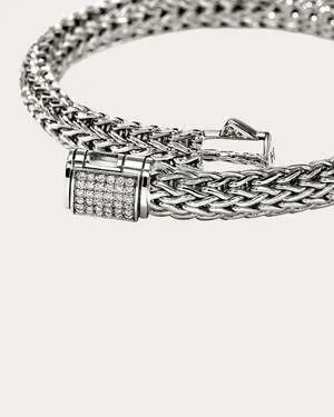 John Hardy Diamond 6.5mm Icon Chain Bracelet