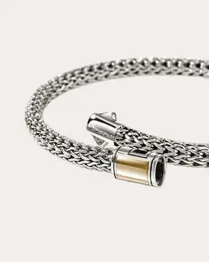 John Hardy Two-tone 5mm Icon Chain Bracelet