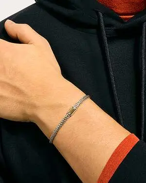 John Hardy Two-tone 5mm Icon Chain Bracelet