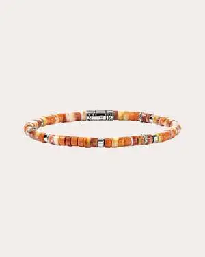 John Hardy Spiny Oyster Heishi Bracelet - Orange