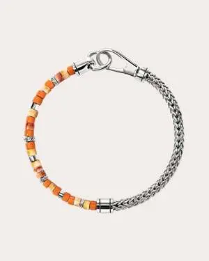 John Hardy Spiny Oyster Heishi Chain Bracelet