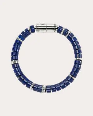 John Hardy 8mm Lapis Lazuli Heishi Bracelet