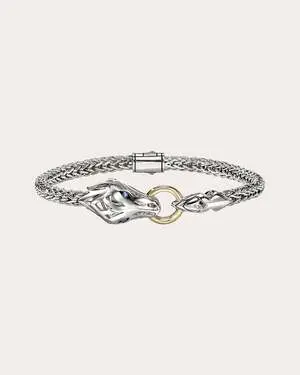John Hardy Blue Sapphire Two-tone Naga Bracelet