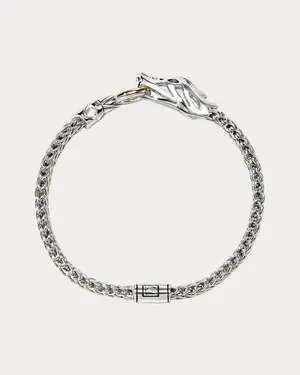 John Hardy Blue Sapphire Two-tone Naga Bracelet