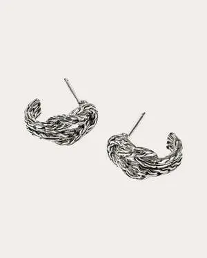 John Hardy Love Knot Hoop Earrings