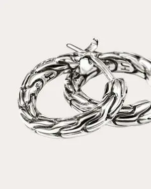 John Hardy Jh Essential Hoop Earrings
