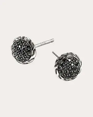 John Hardy Sapphire Jh Essential Pavé Stud Earrings