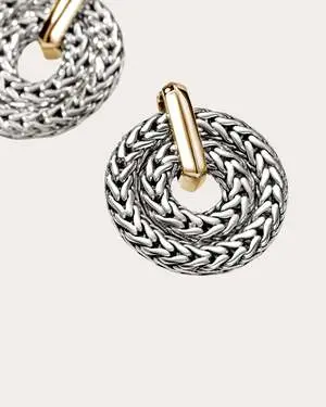 John Hardy Two-tone Icon Link Earrings