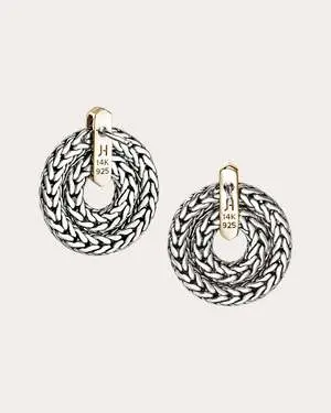 John Hardy Two-tone Icon Link Earrings