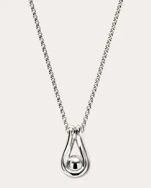 John Hardy Cultured Pearl Surf Pendant Necklace