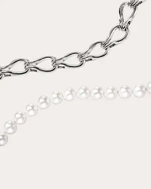 John Hardy Cultured Pearl Surf Necklace