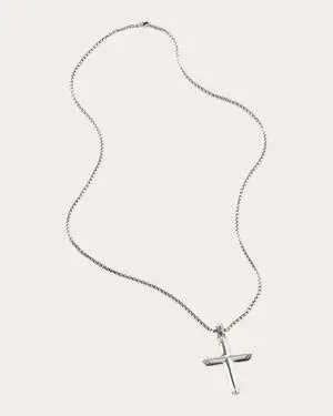 John Hardy Cross Pendant Necklace - Silver