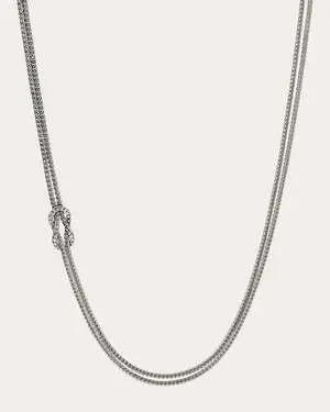 John Hardy Love Knot Necklace - Silver