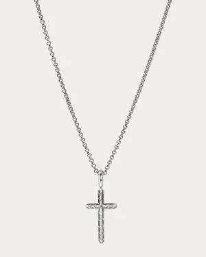John Hardy Jh Essential Cross Pendant Necklace - Silver