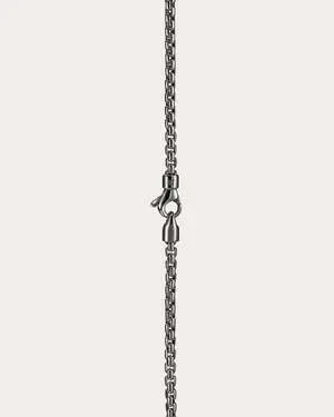 John Hardy 2.7mm Blackened Box Chain Necklace