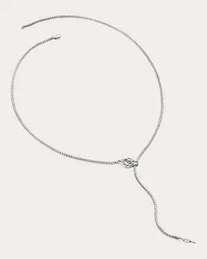 John Hardy Naga Lariat Necklace With Blue Sapphire
