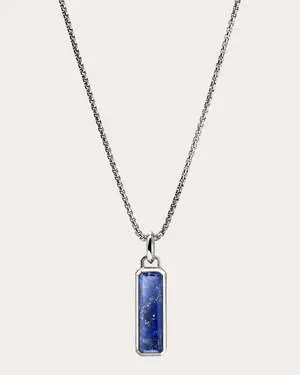 John Hardy Lapis Lazuli Talisman Pendant Necklace - Silver
