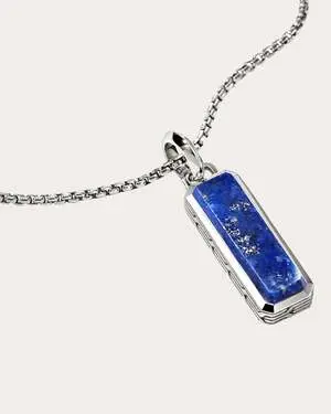 John Hardy Lapis Lazuli Talisman Pendant Necklace