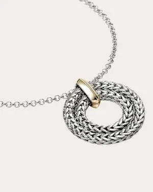 John Hardy Two-tone Icon Link Pendant Necklace