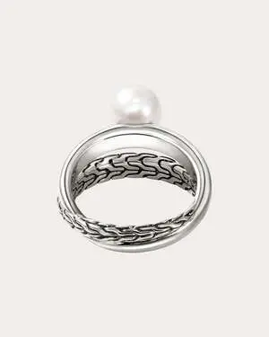 John Hardy Cultured Pearl Jh Essential Ring