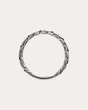 John Hardy Carved Chain Band Ring