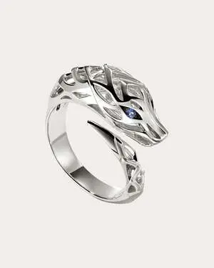 John Hardy Blue Sapphire Naga Ring