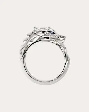 John Hardy Blue Sapphire Naga Ring