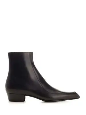 Saint Laurent Augustin Ankle Boots - Black